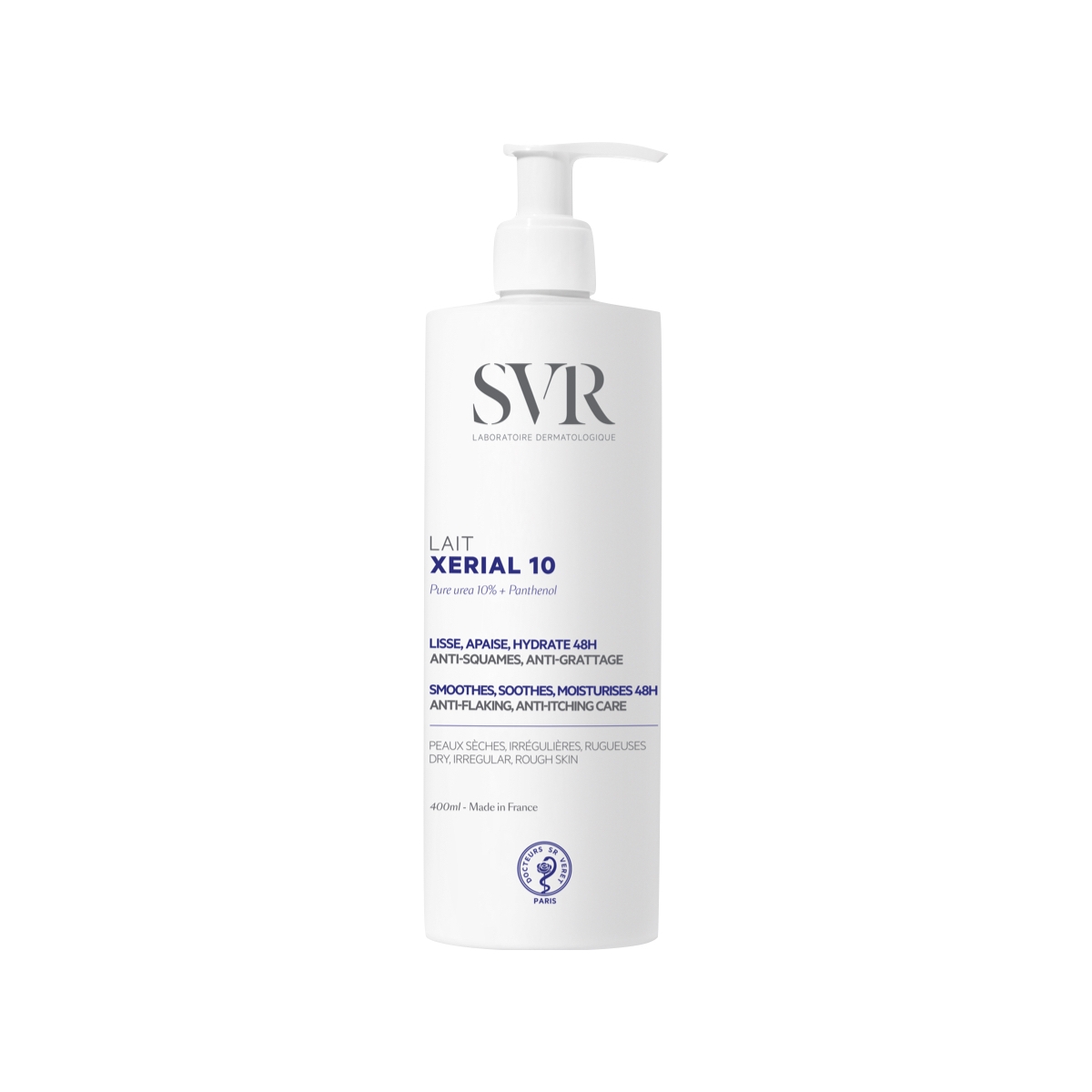 SVR XERIAL UREA 10 kūno pienelis 400ml