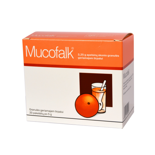 Mucofalk Orange 3.25g granulės geriam.tirp. 5g N20